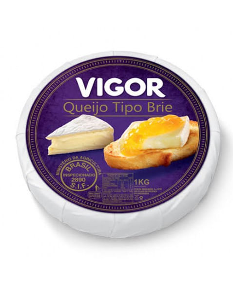 Queijo Brie Forma 1kg Vigor