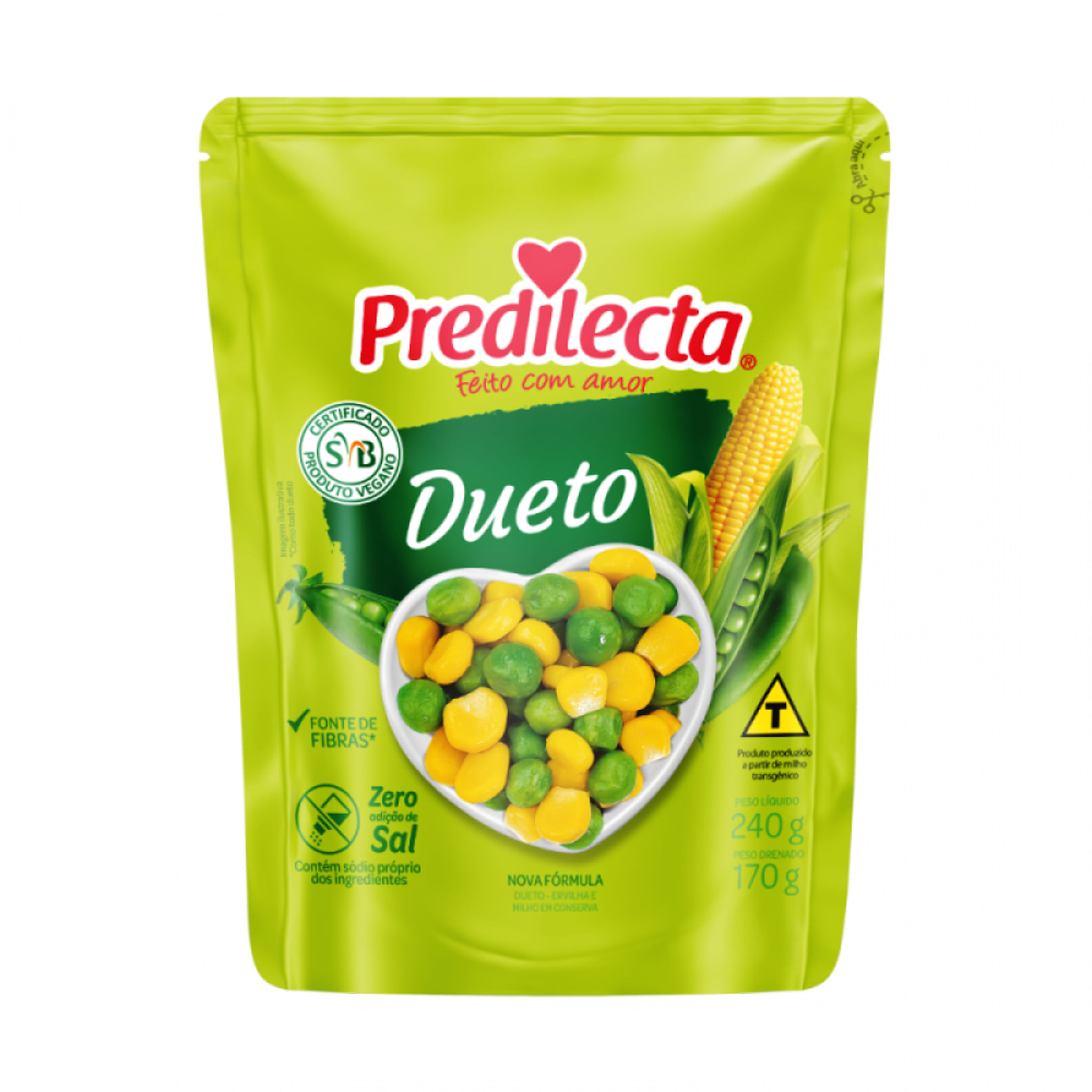 Dueto em Conserva Stand Up Drenado Predilecta - 170g Dueto em Conserva Stand Up Drenado Predilecta - 170g