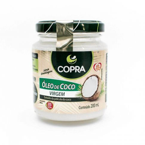 Óleo De Coco Virgem Copra 200ml