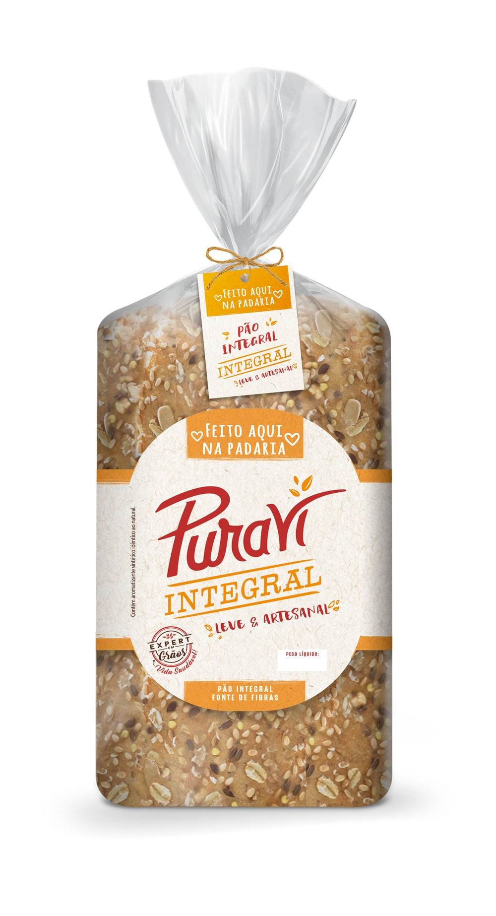 Puravi Pão Integral 2Kg Puratos